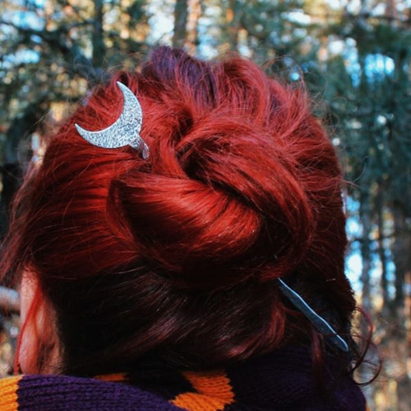 Moon Hair Stick - Etsy