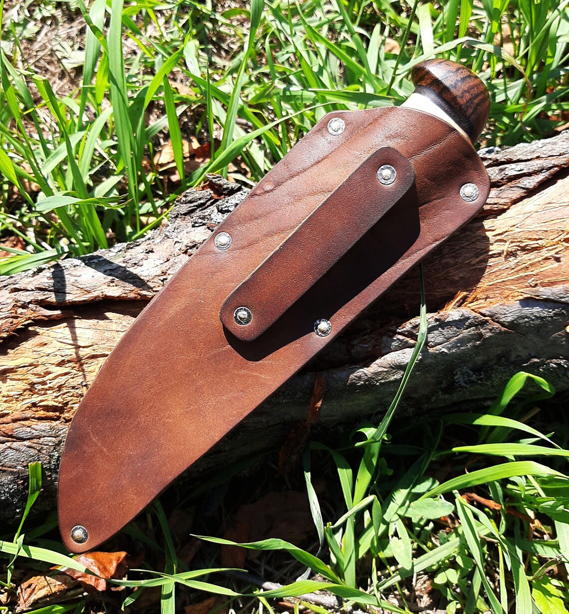 Bushcraft Knife With Sheath Fixed Blade Knife Bushcraft Gear | Etsy