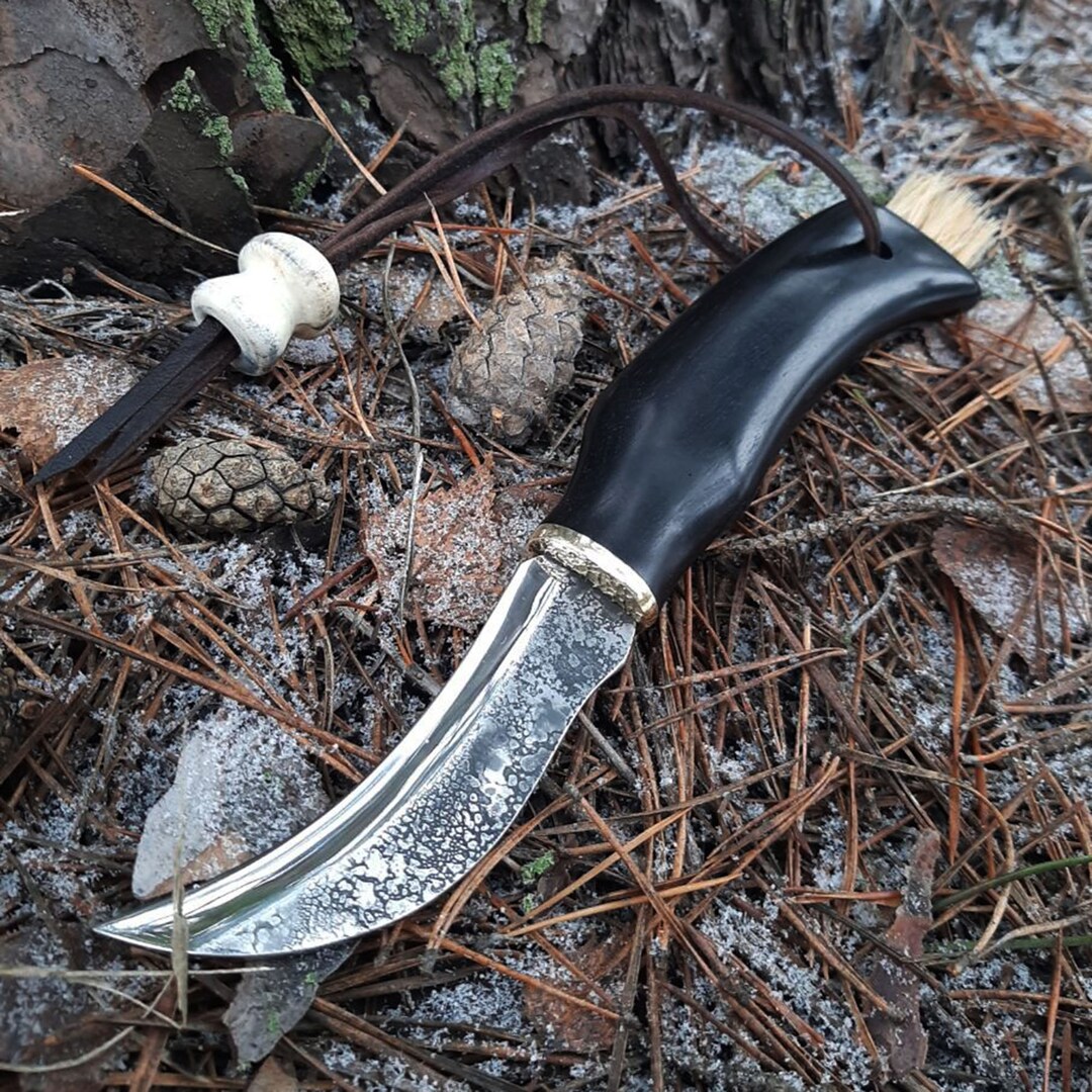 Mushrooming Knife Handmade Knife With Sheath Mushroom Hunter Gift ...