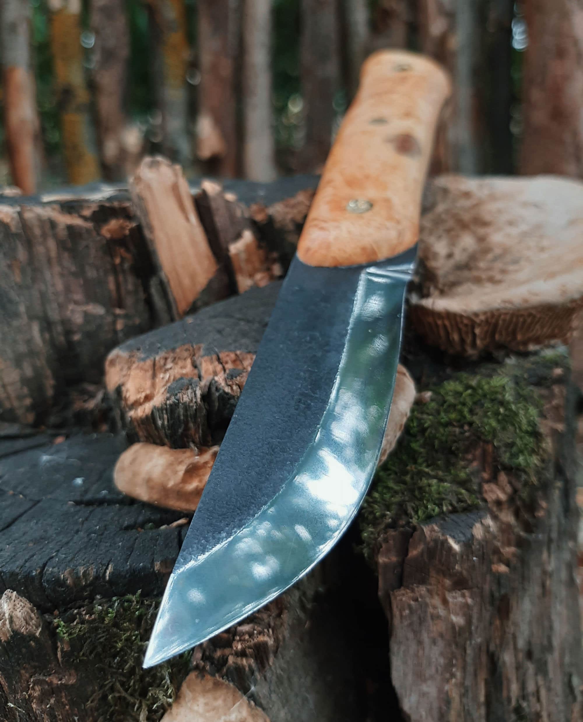 Bushcraft knife hand forged survival gear Fixed blade knife | Etsy