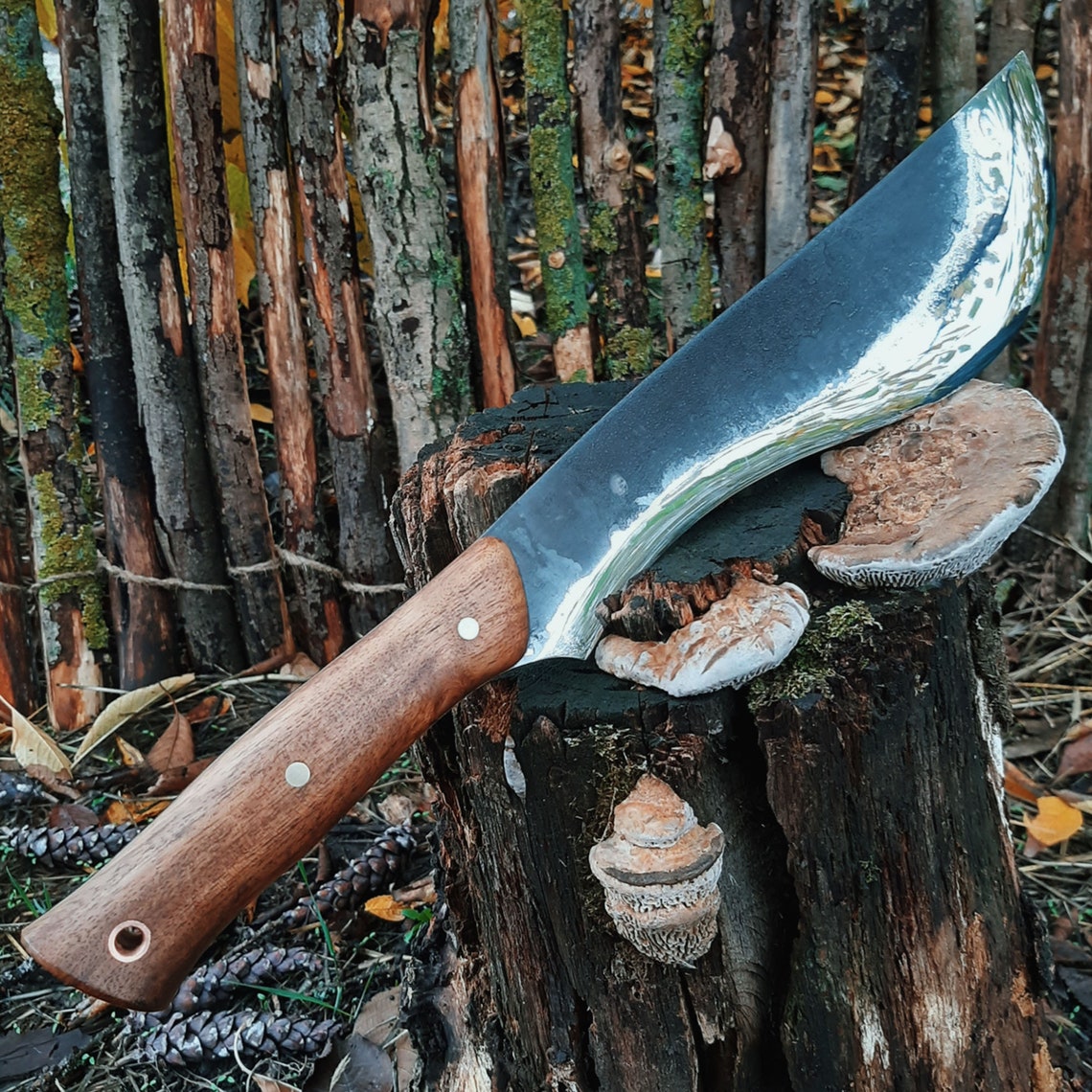 Machete handmade bushcraft gear Carbon steel machete camping | Etsy
