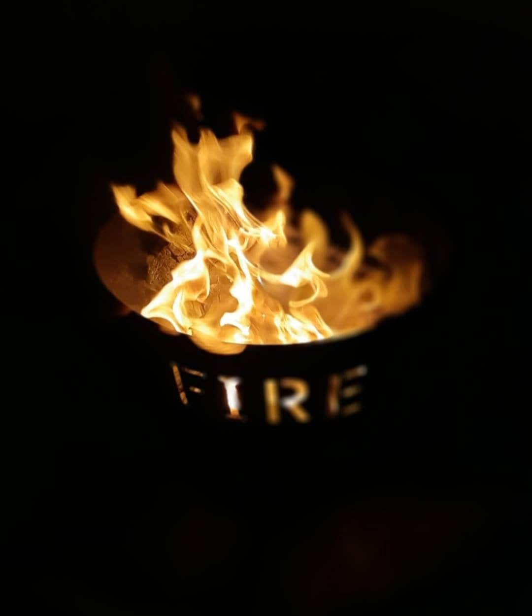 Corten Steel Fire Pit Bucket With Laser Cut 16 Inch Diameter - Etsy