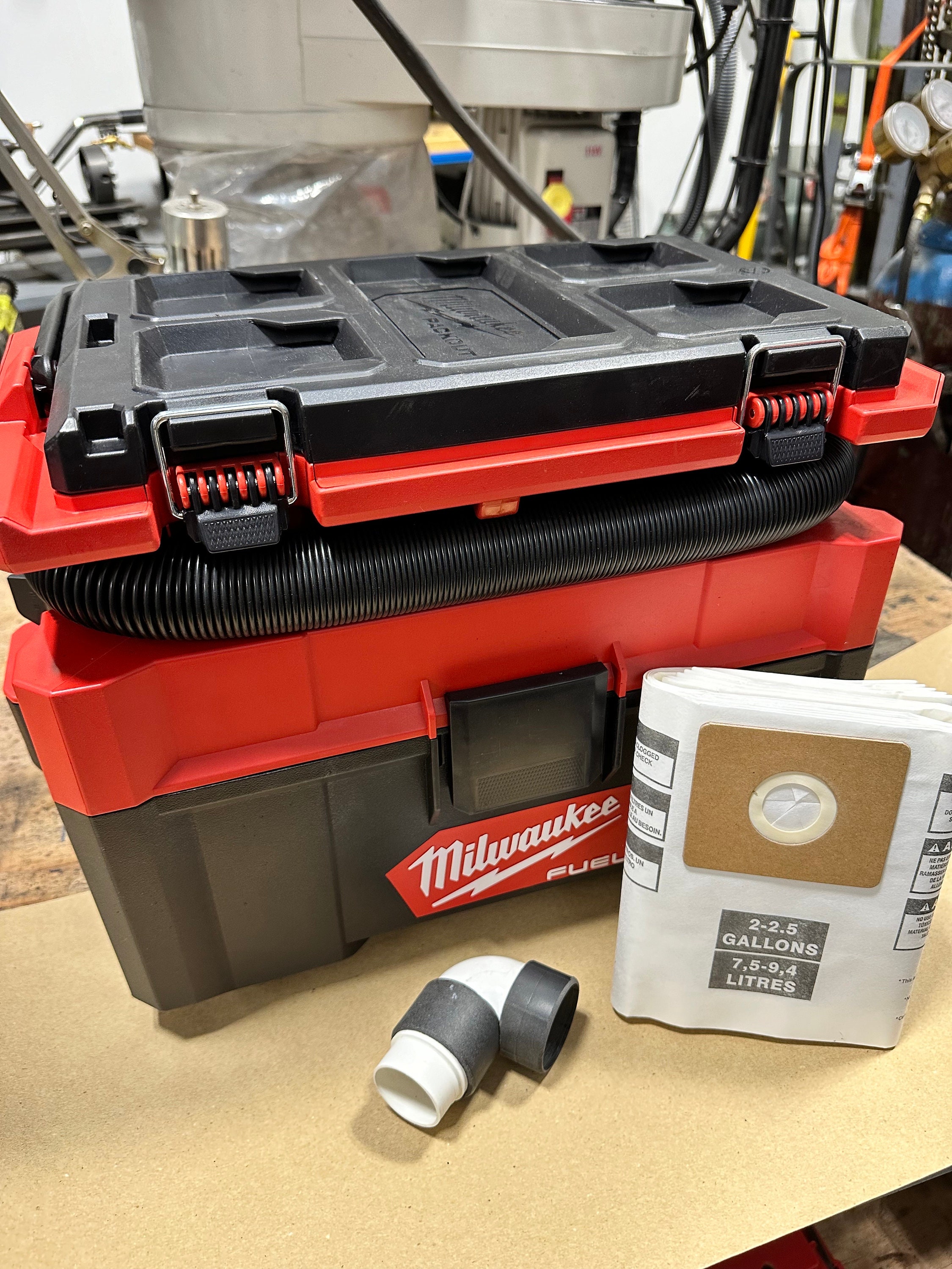 Milwaukee M18 FUEL Packout 2.5gal Vacuum Bag Filter Attachment Mod - Etsy