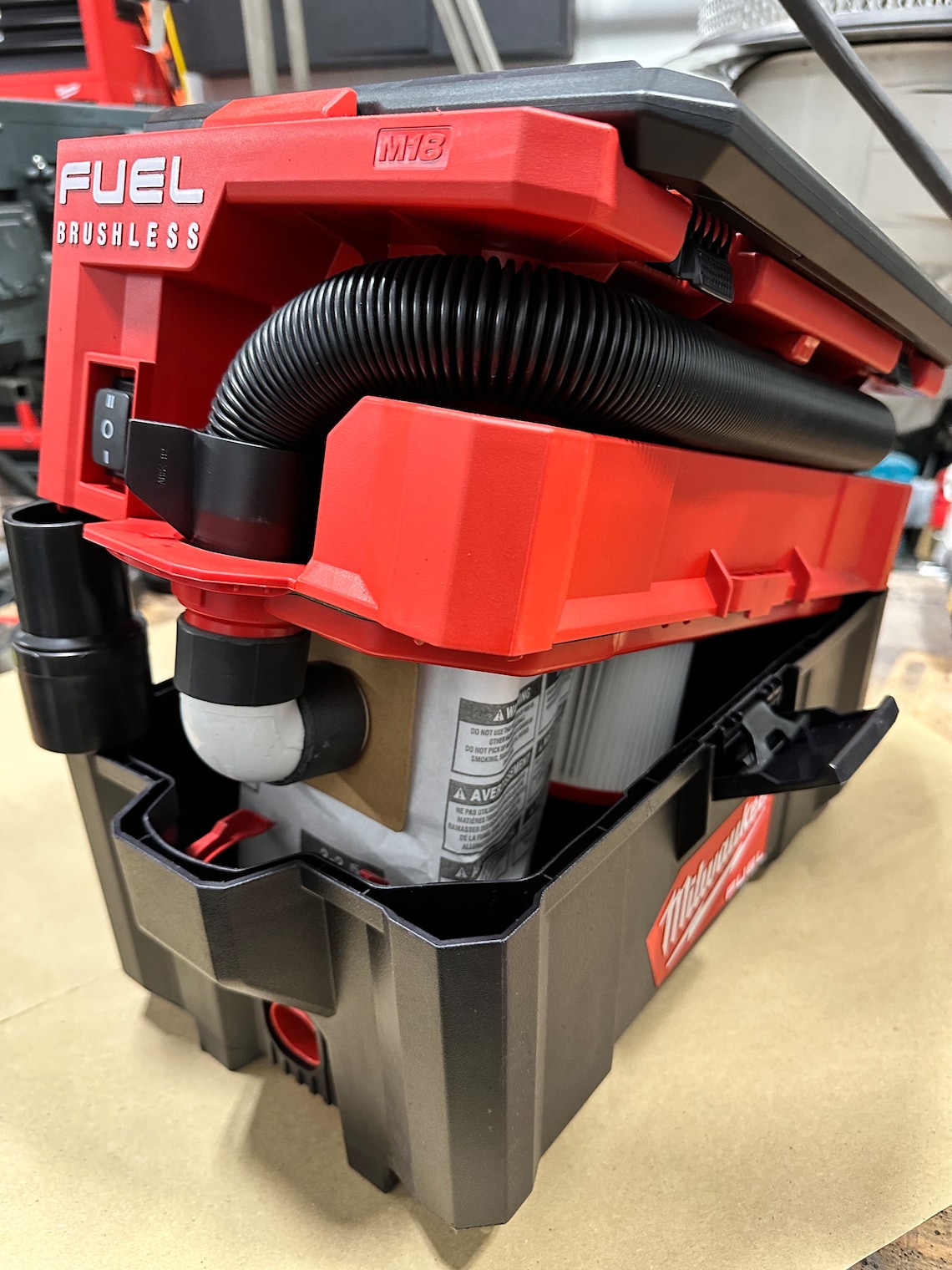 Milwaukee M18 FUEL Packout 2.5gal Vacuum Bag Filter Attachment Mod - Etsy