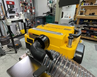 DW735 dw735x Dewalt Planer Vacuum Adapter Transitions to 2.5 Shop-vac ...