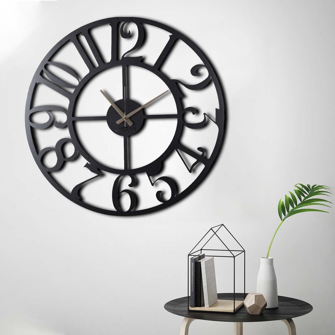 Large Metal Wall Clock Unique Wall Clock Clocks for Wall - Etsy