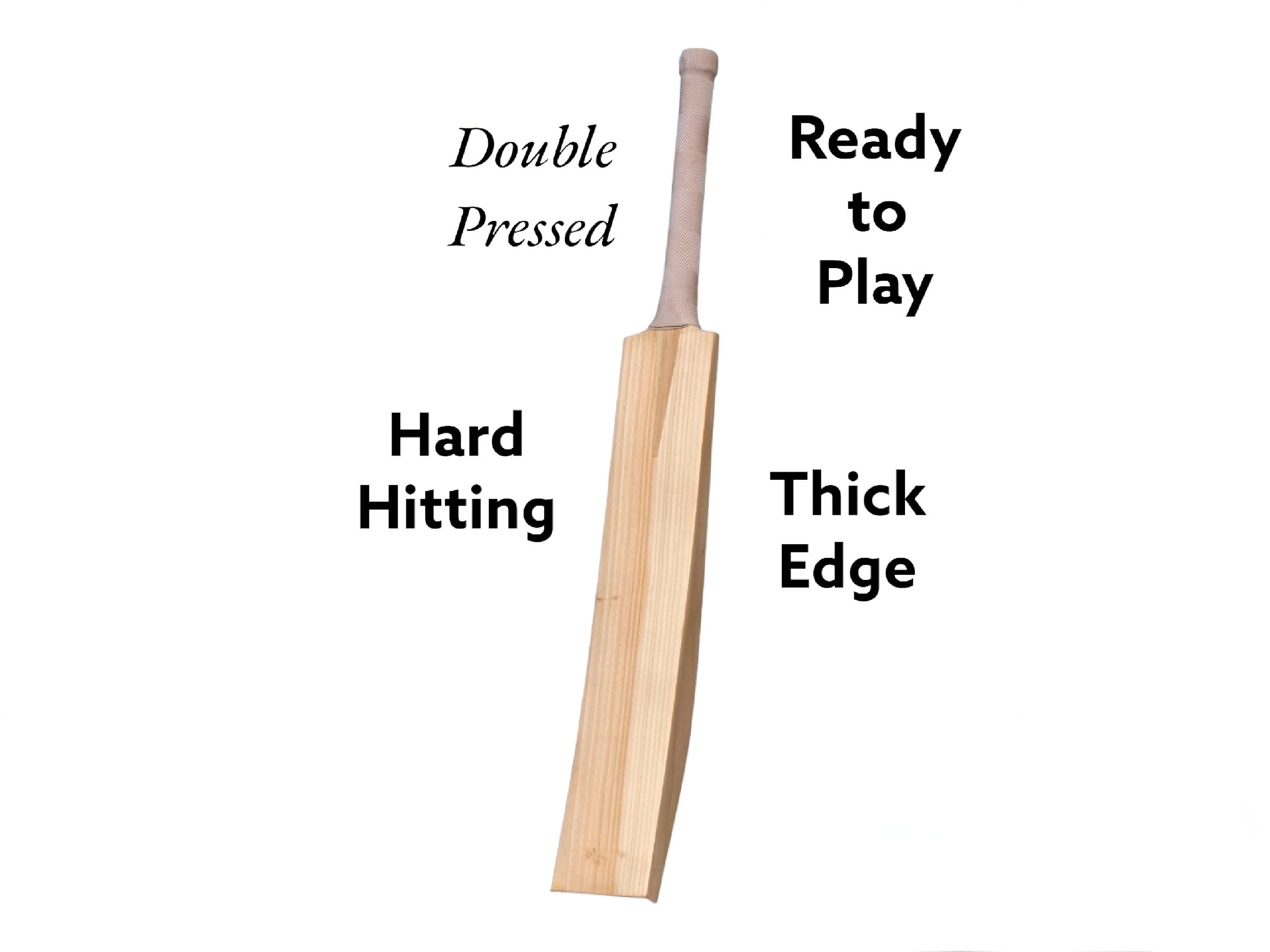 50MM Monster Edge Cricket Bat , Double Pressed, Punch Ping, Ready to ...