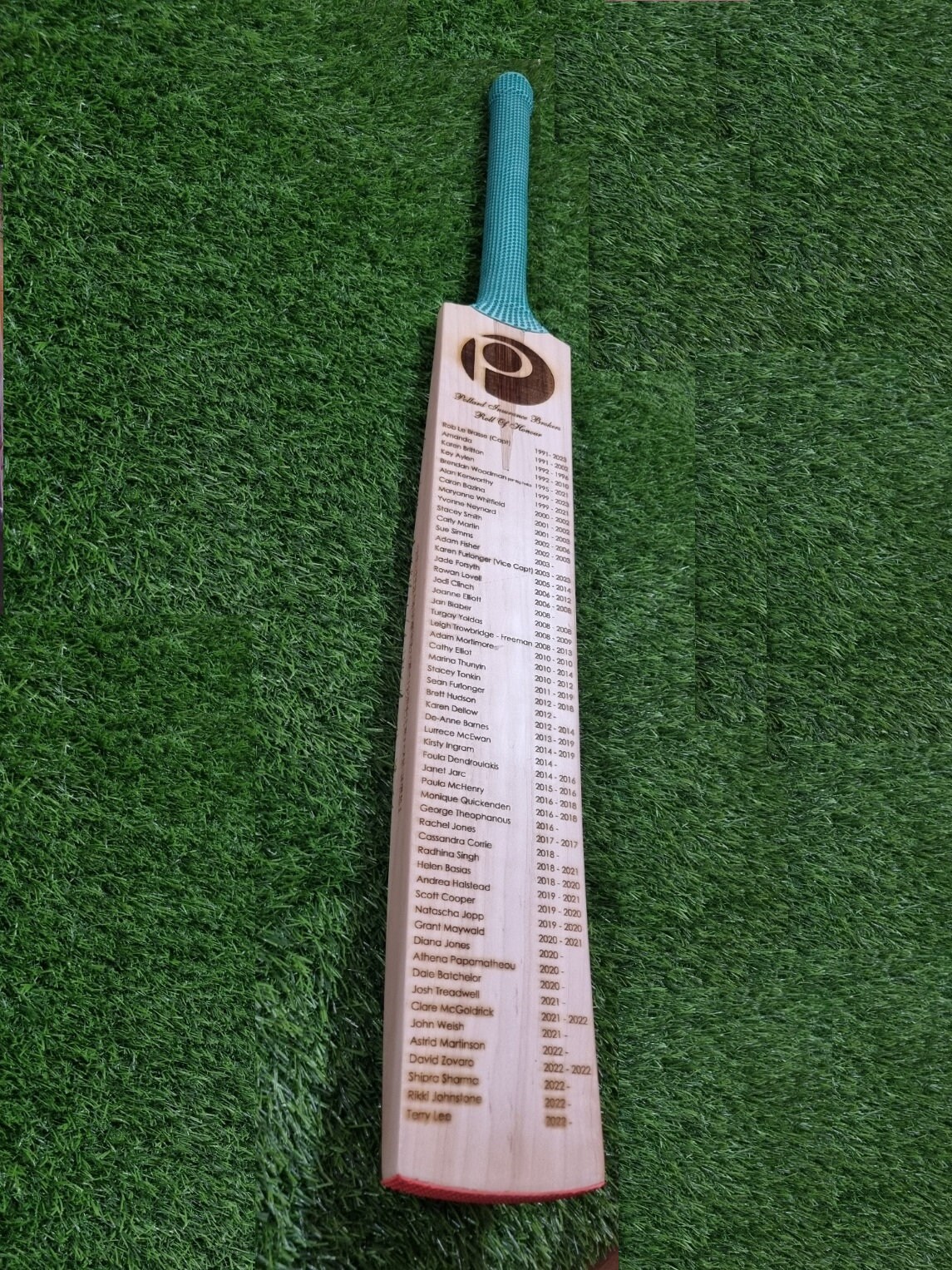 Corporate Engraved Cricket Bat Name and Signature Cricket - Etsy