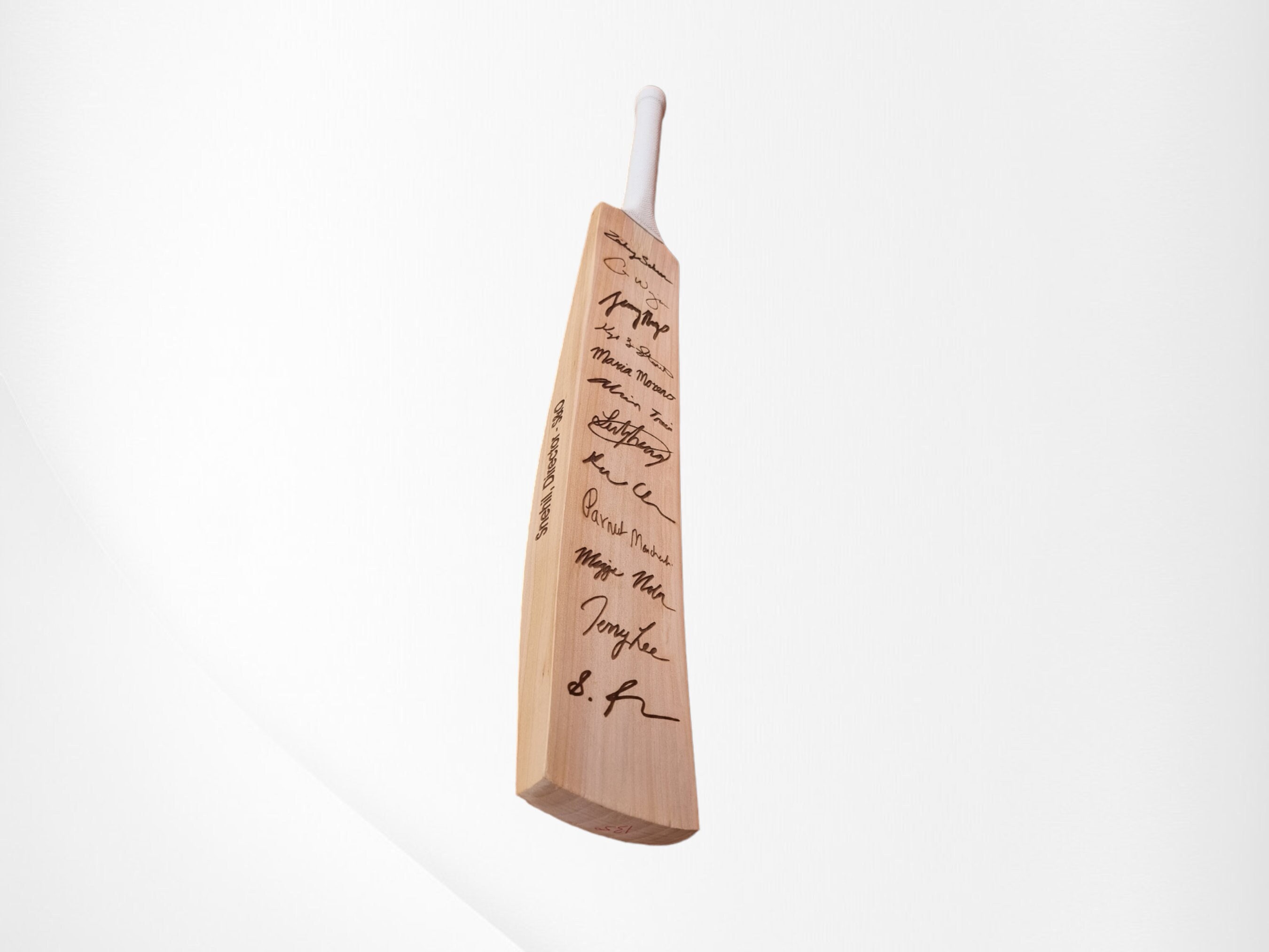 Complete Engraved Cricket Bat Name signature and Text - Etsy