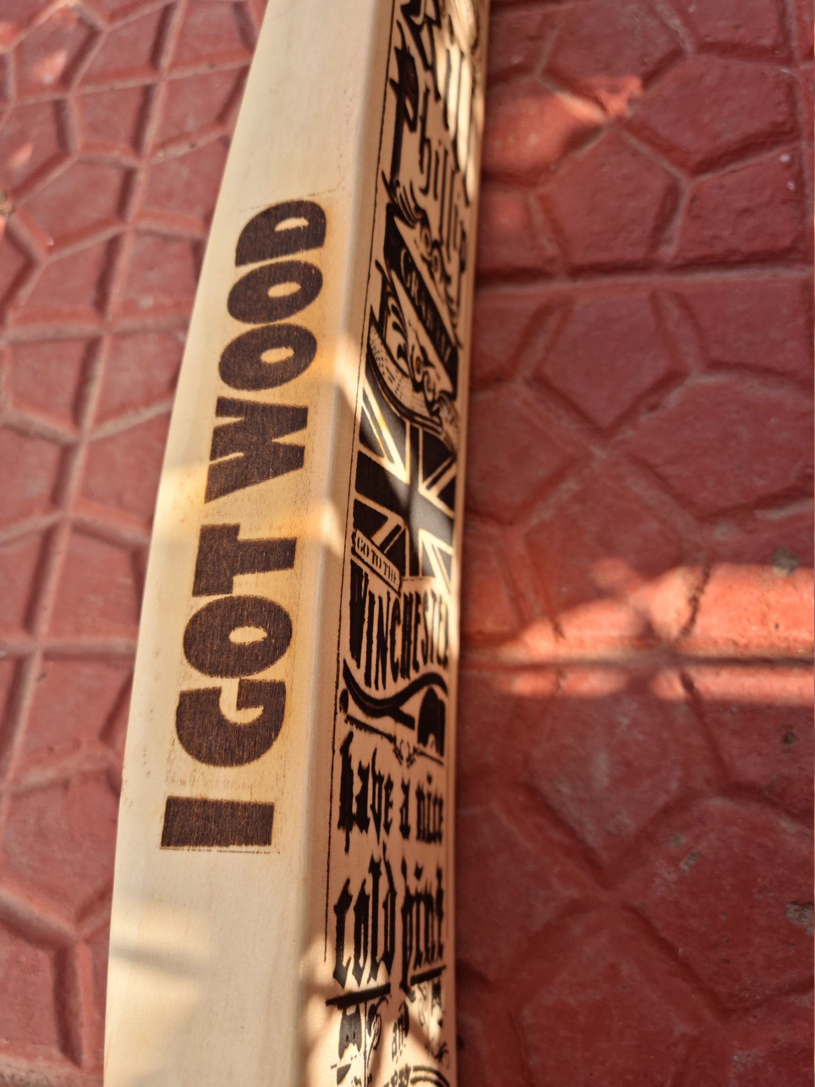 Shaun of the Dead Cricket Bat Replica Cricket Bat Prop - Etsy