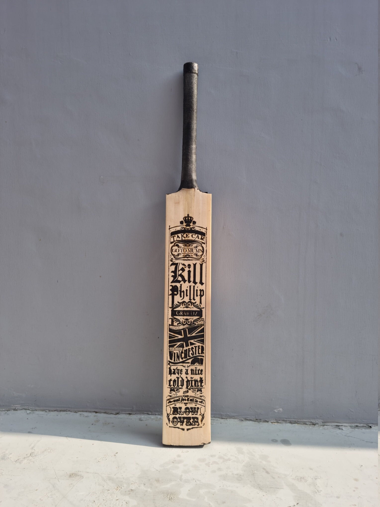 Shaun of the Dead Cricket Bat Replica Cricket Bat Prop | Etsy UK