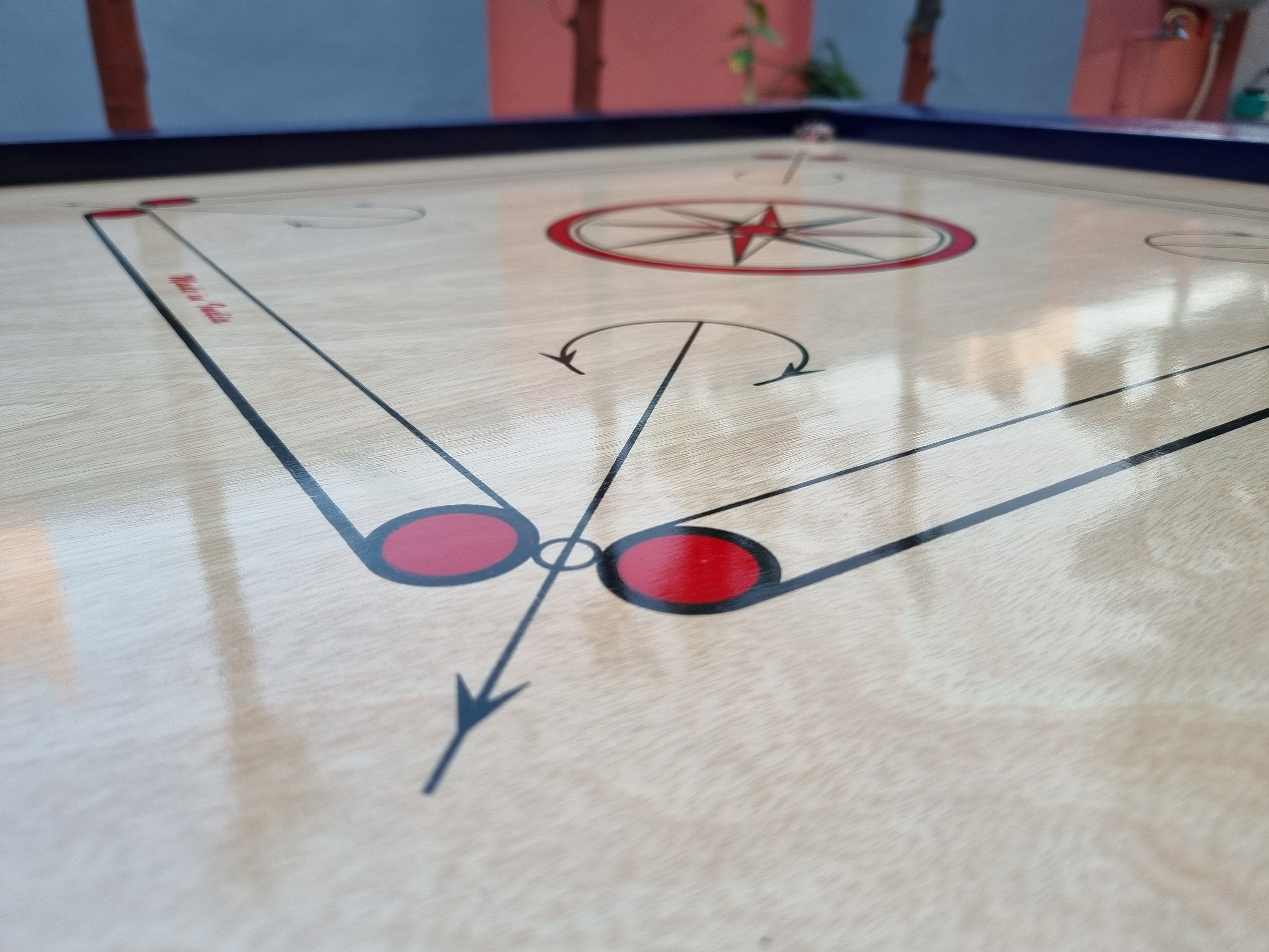 Games & Puzzles Custom Text WITH COVER Laser Engraved Carrom ...