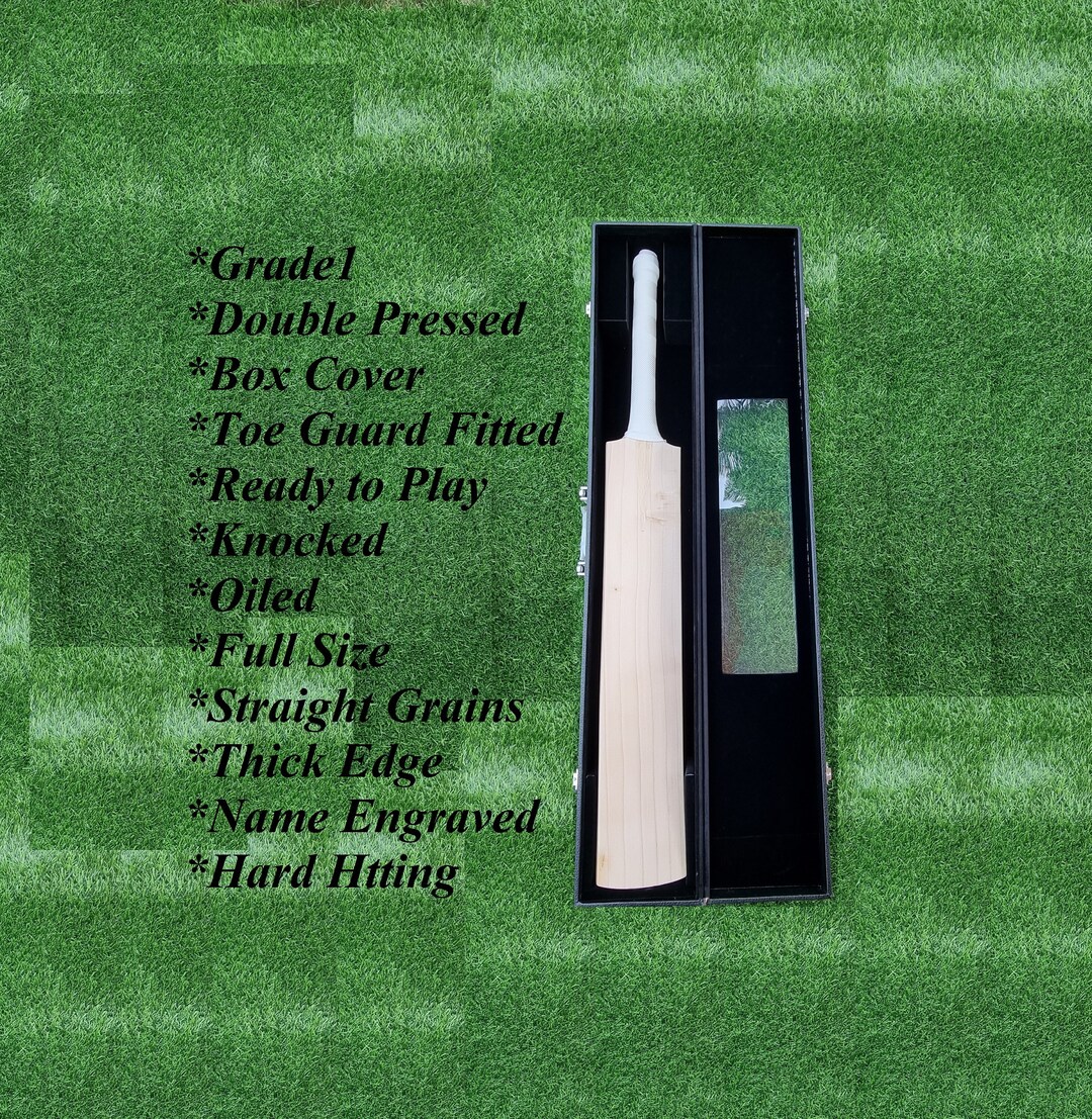 Custom GRADE 1 English Cricket Bat, Hard Hitting Cricket Bat, Double ...