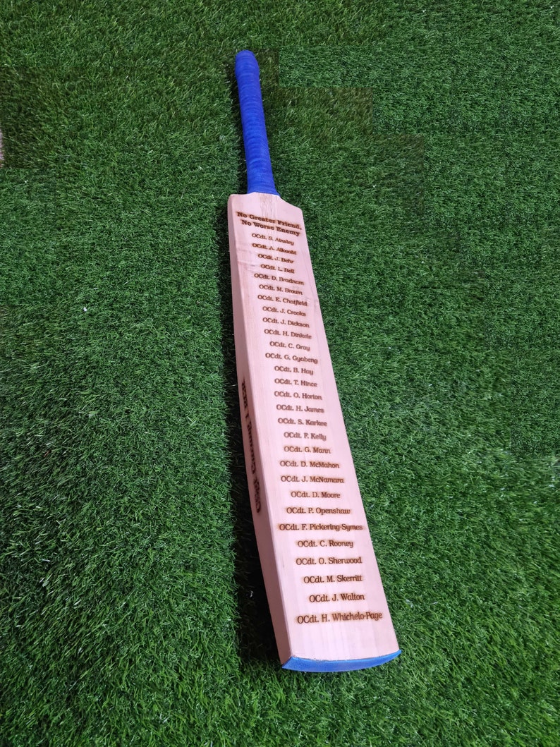 Customized Engraved Cricket Bat, Name and Signature Cricket Bat ...