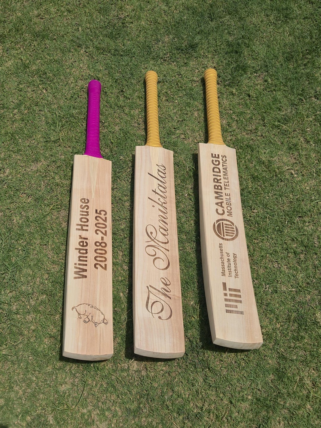 Corporate Logo and Name Engraved Cricket Bat, Cricket Bat Gift for ...