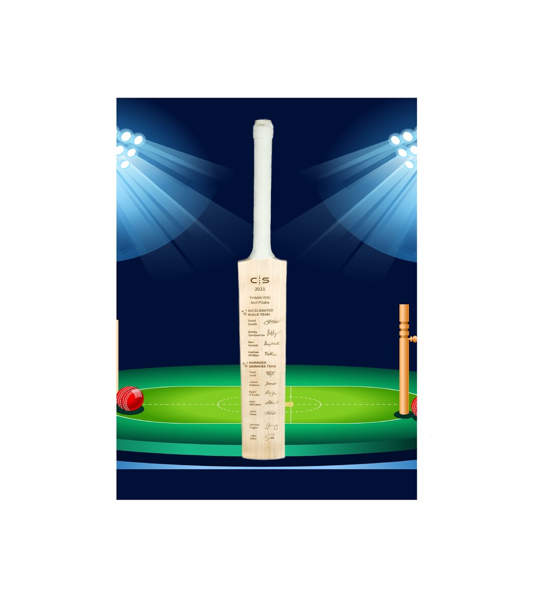 Customized Engraved Cricket Bat, Name and Signature Cricket Bat ...