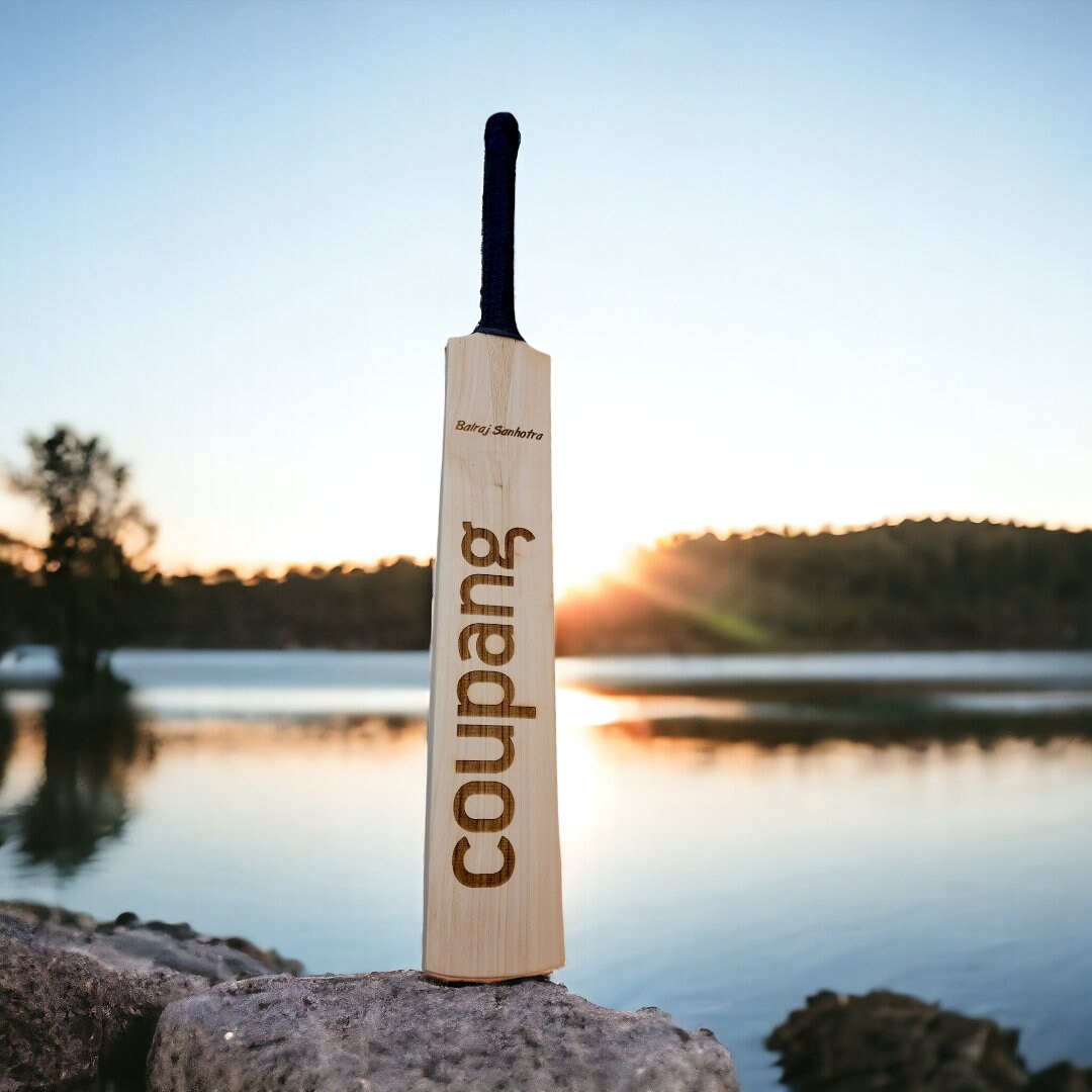Logo and Name Engraved Cricket Bat, Engraved Cricket Bat, Cricket Gift ...