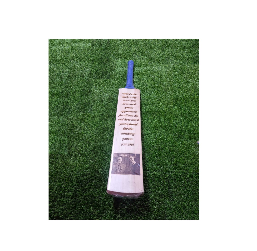 Customized Engraved Cricket Bat, Name and Signature Cricket Bat ...