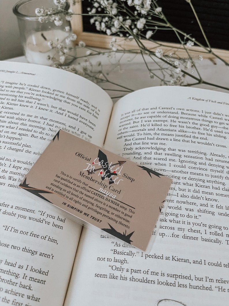 Aaron Warner Simp Card Shatter Me Series - Etsy