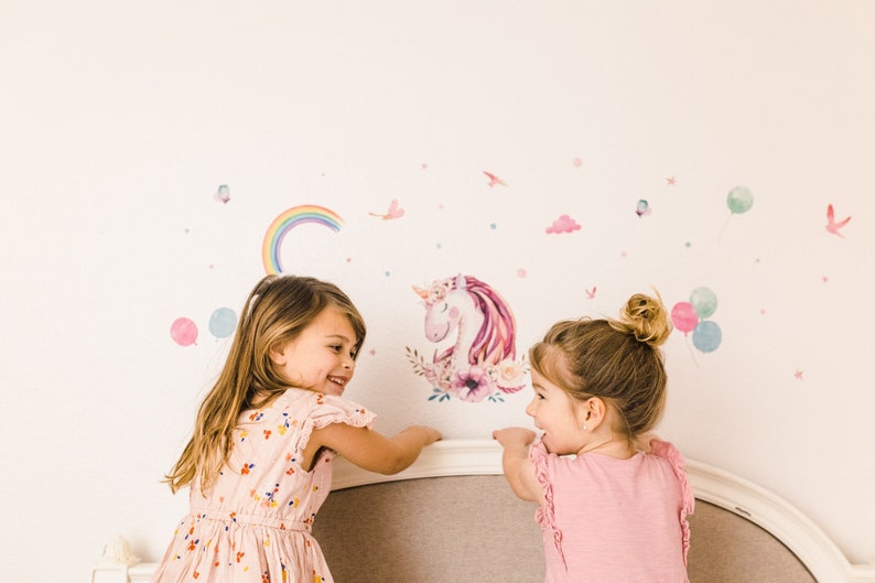 Unicorn Wall Decal for Girl Bedroom | Stickers for Girls Bedroom ...