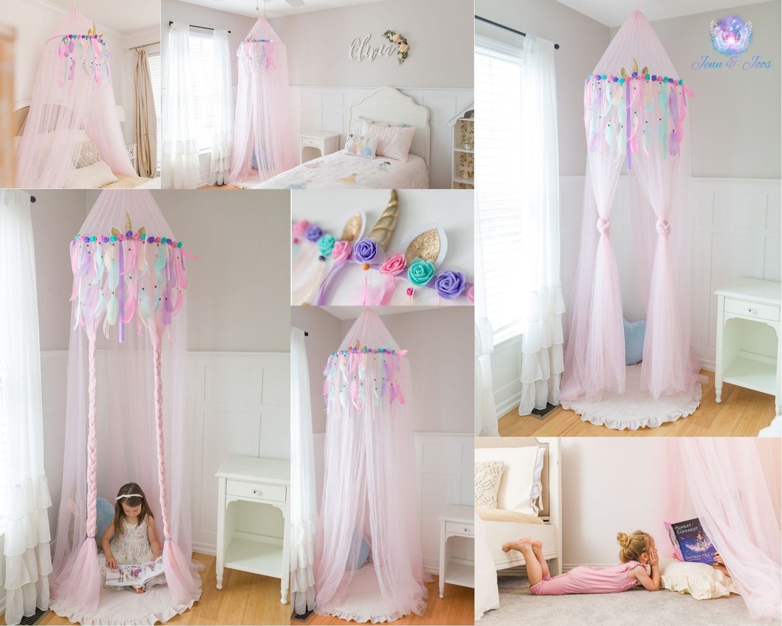 Reading Nook Canopy Reading Nook Canopy for Girls Room - Etsy