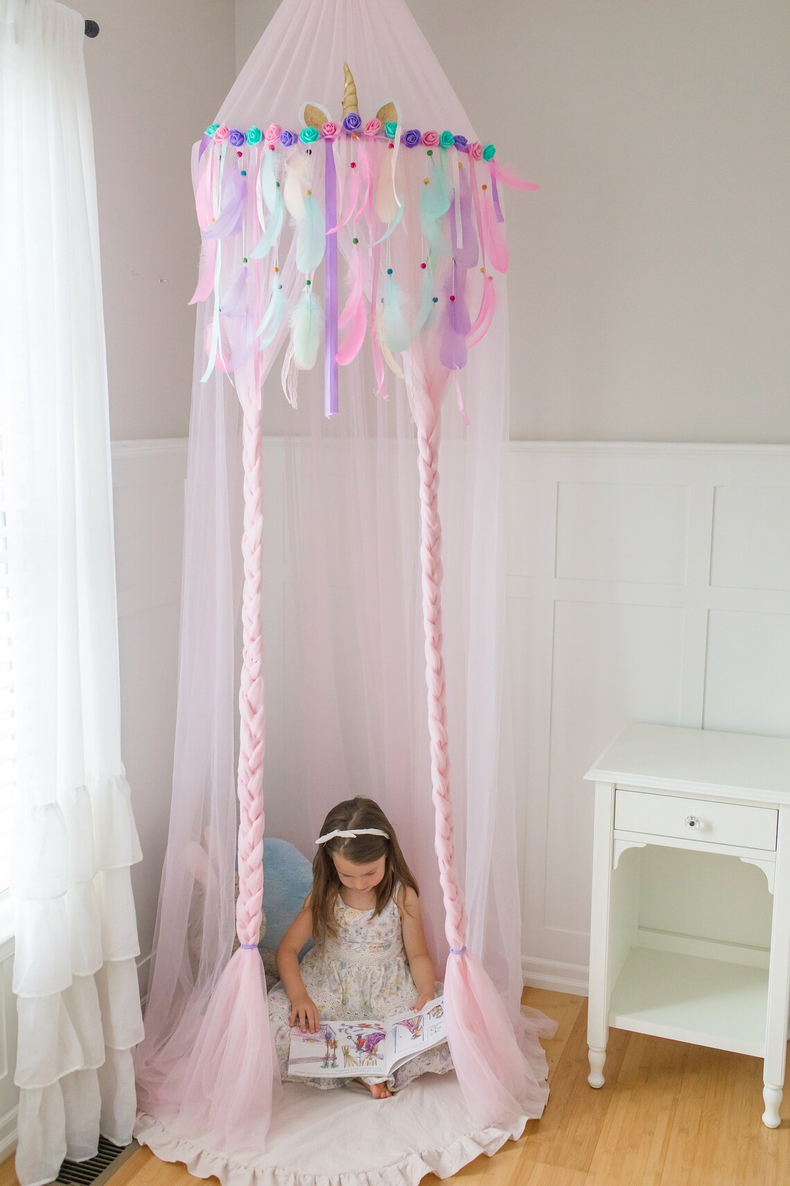 Reading Nook Canopy Reading Nook Canopy for Girls Room - Etsy