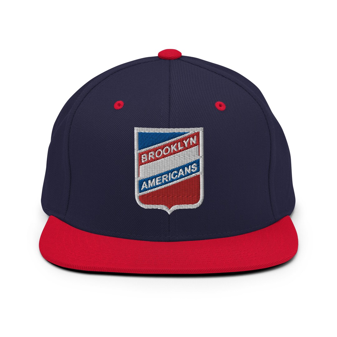 Brooklyn Americans Vintage Snapback Flat Brim Hat FREE SHIPPING - Etsy