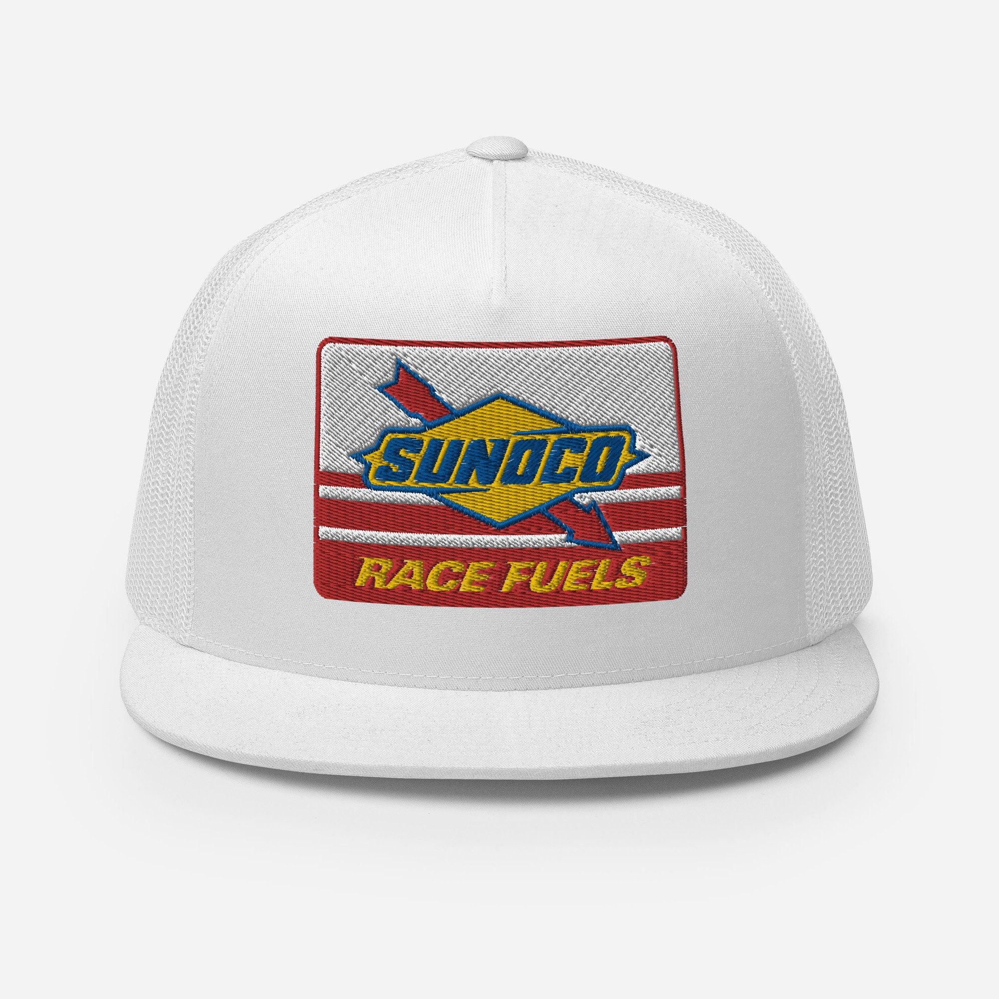 Sunoco Racing Fuel Vintage Snapback Trucker Hat With Flat Brim FREE ...
