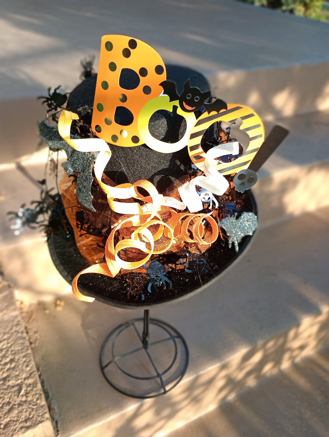 Halloween BOO Top Hat - Etsy