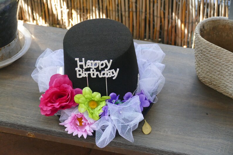 Birthday Top Hat - Etsy
