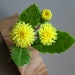 Handmade Dandelions Bouquet Cold Porcelain Flowers Botanical Sculpture ...