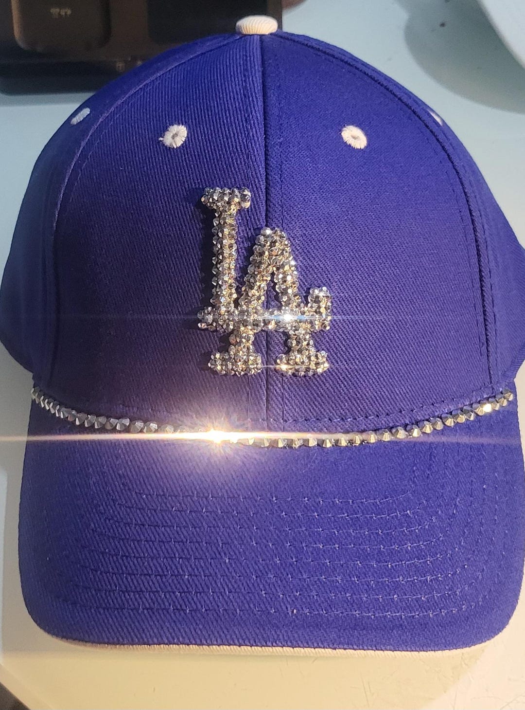 Dodgers Bling Cap - Etsy