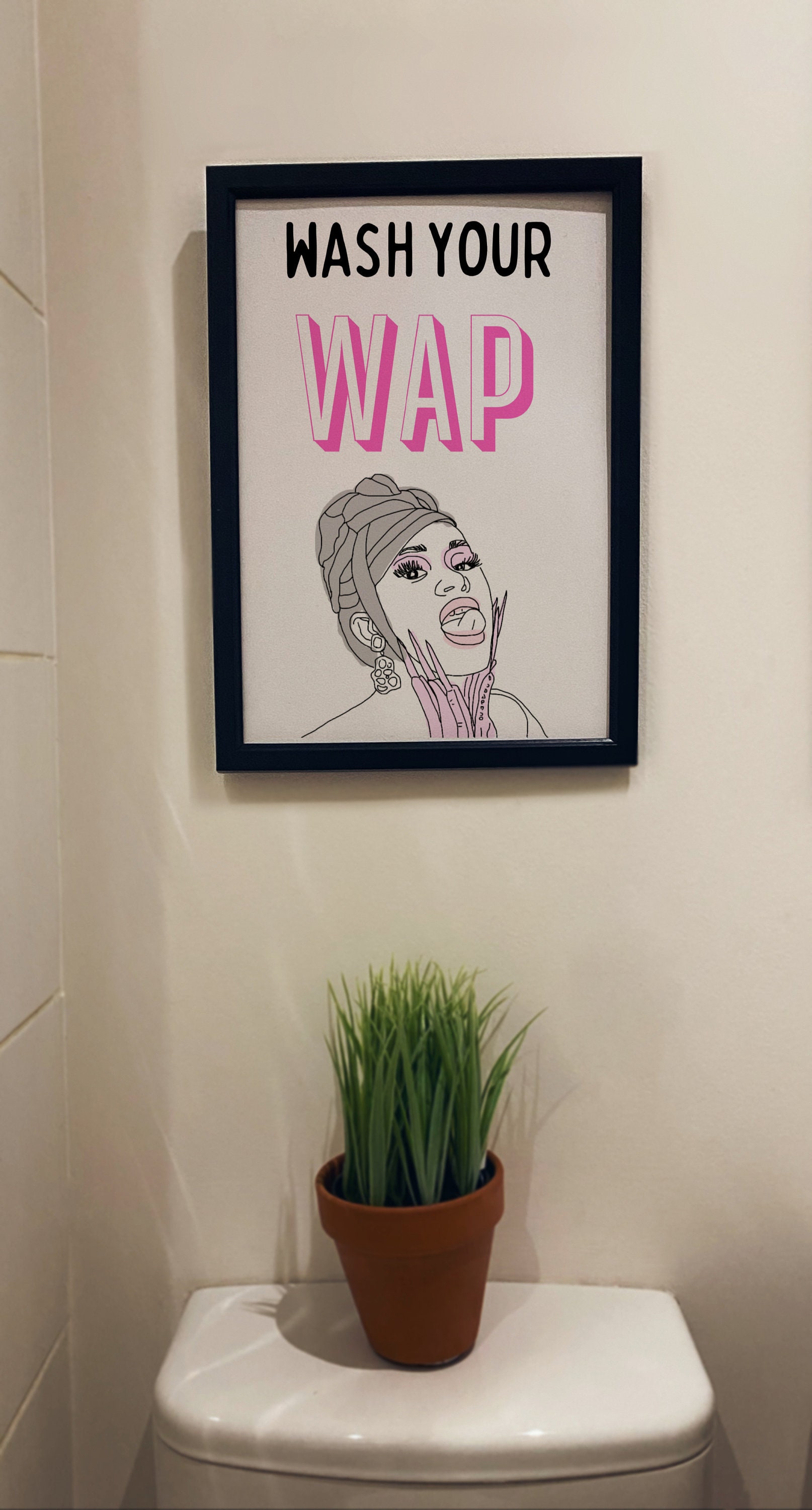 Rude Bathroom Wall Art Funny Wall Art Bathroom Prints - Etsy