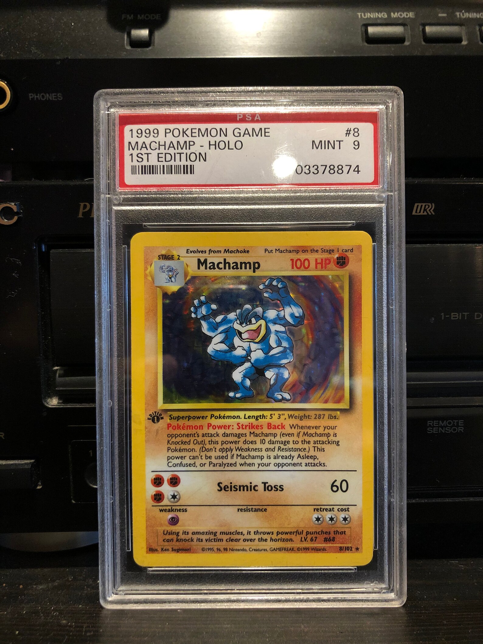 1st Edition Machamp Holo Pokemon Card 1999 8 102 PSA 9 MINT Etsy 1st Edition Machamp Holo Pokemon Card 1999 8 102 PSA 9 MINT Etsy