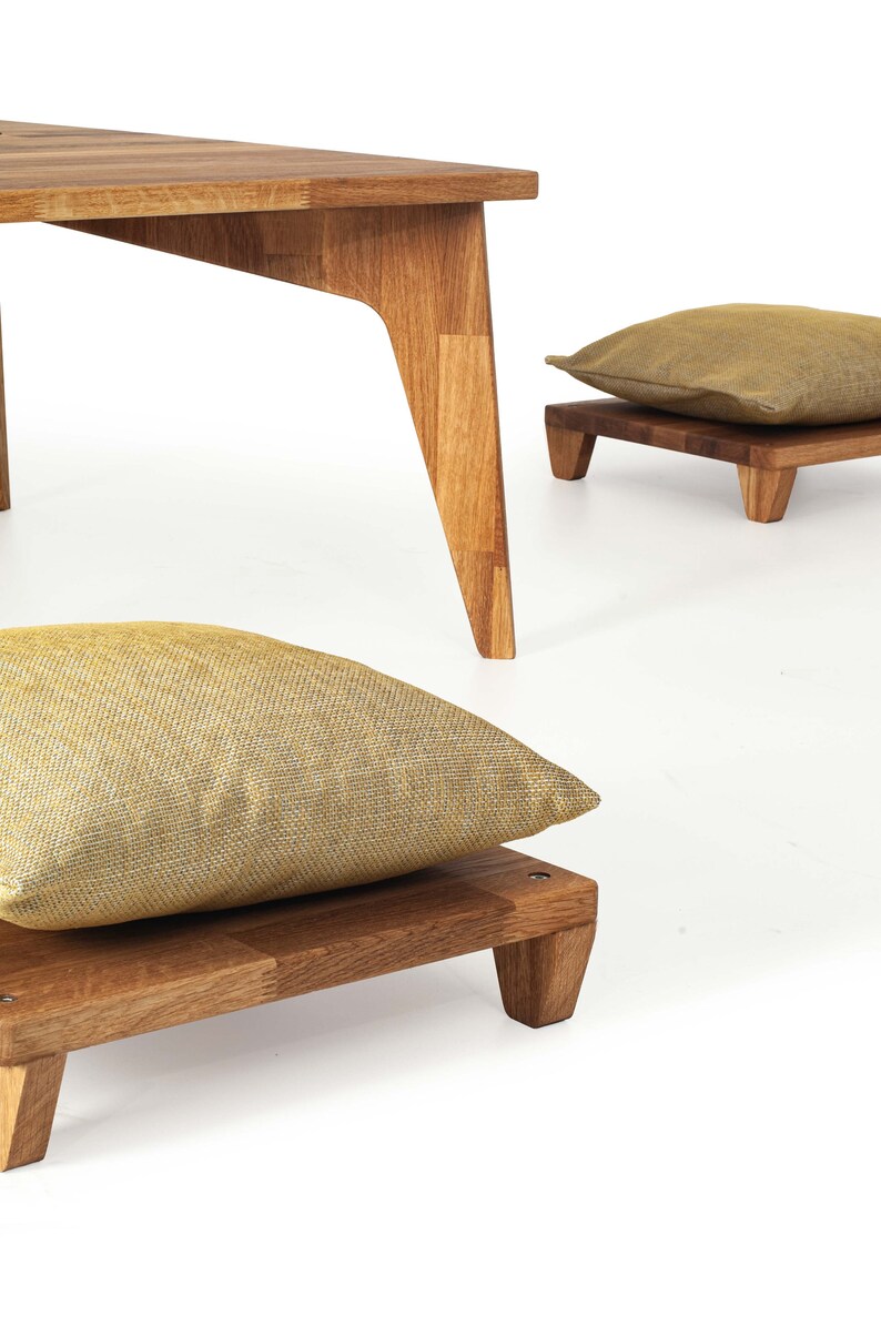 Japan Tatami Decor , Floor Table Chair , Handmade Tatami Set , Wood ...