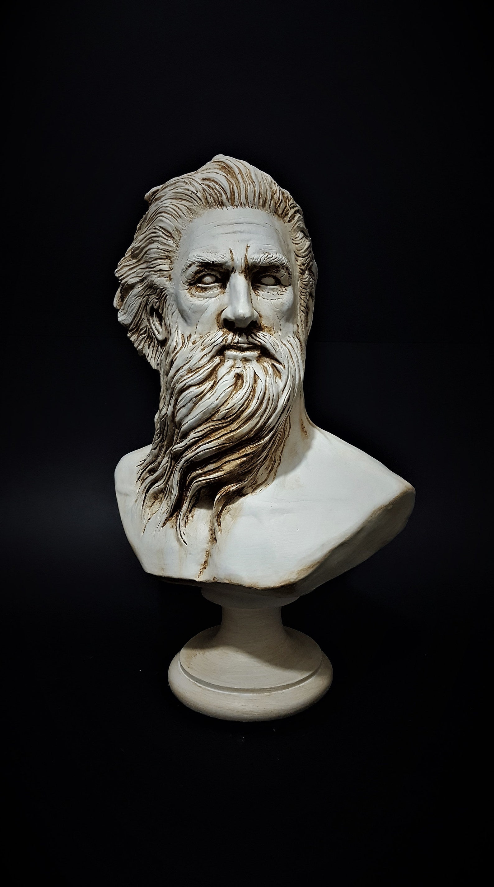 Poseidon Greek Bust Ancient Greek Bust Greek Chest Statues - Etsy