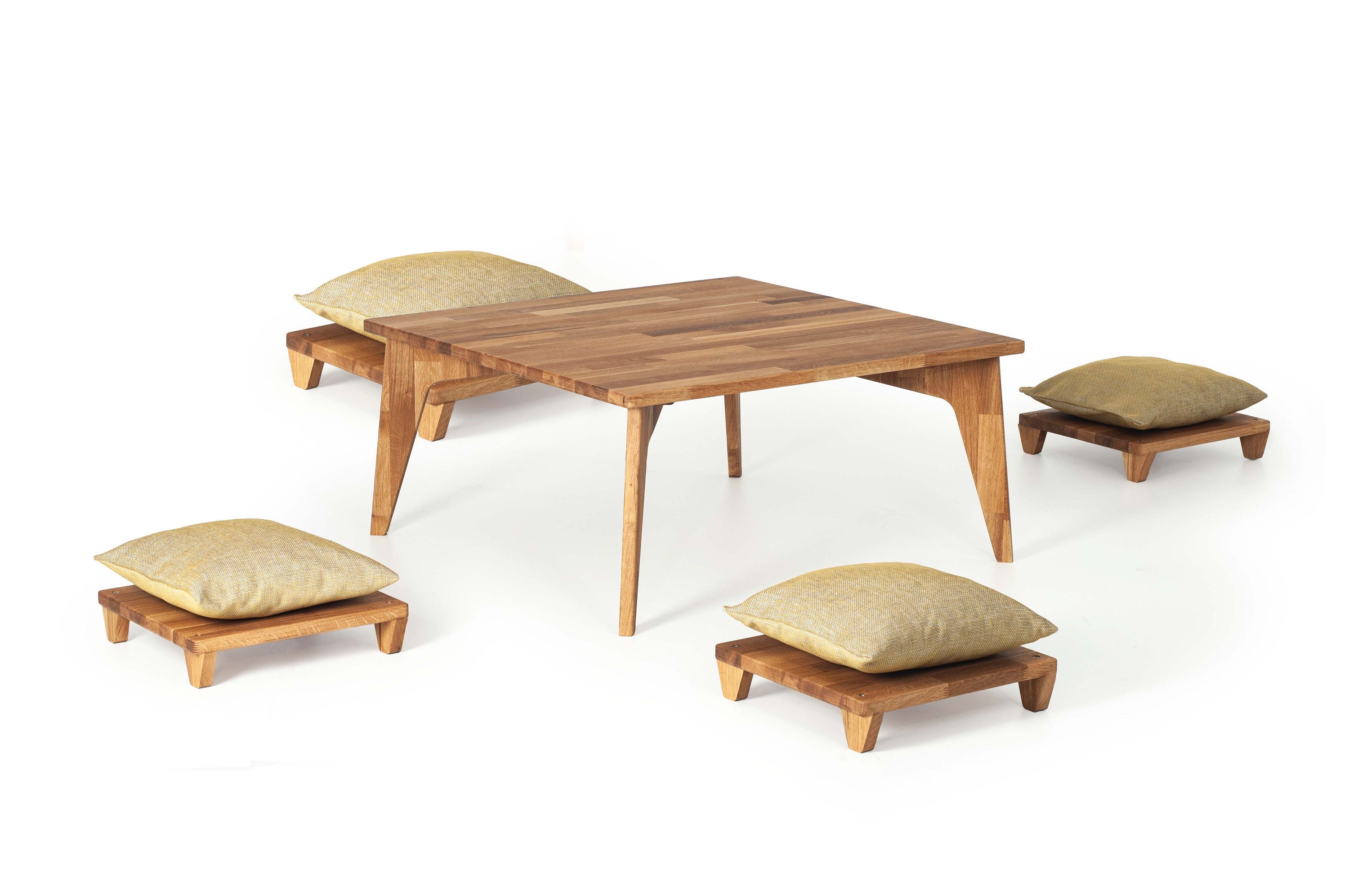 Japan Tatami Decor , Floor Table Chair , Handmade Tatami Set , Wood ...