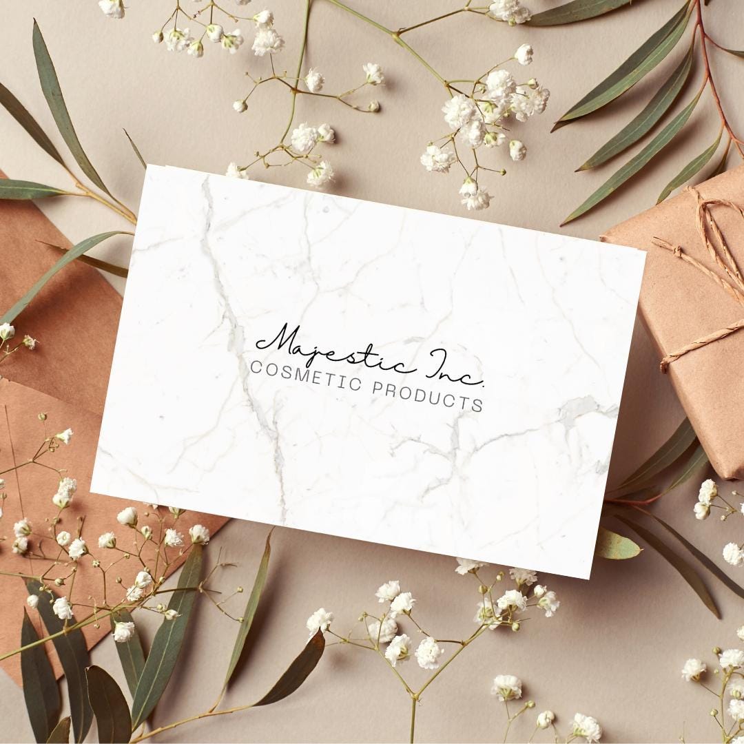 Editable Name Card Template Professional Business Card Minimalist 2025 ...