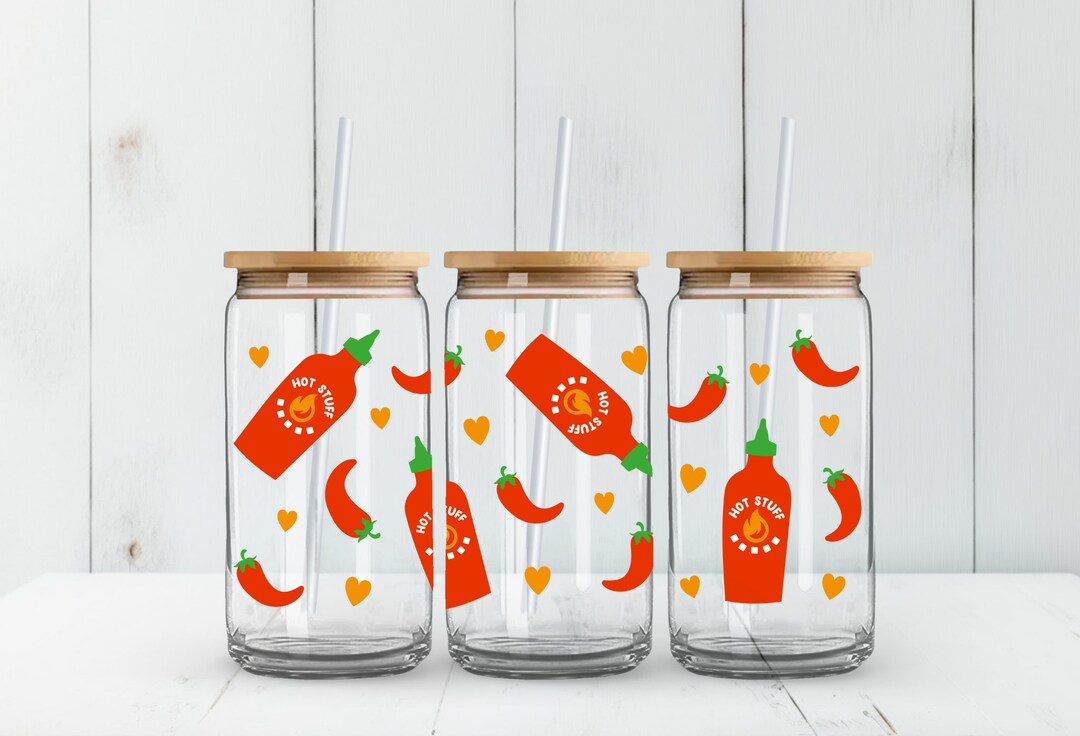 Sriracha Libbey Glass - Etsy