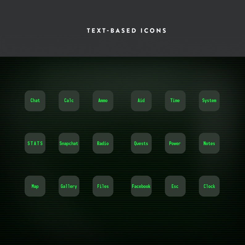 Terminal - Ios Icons for iPhone & iPad - Etsy