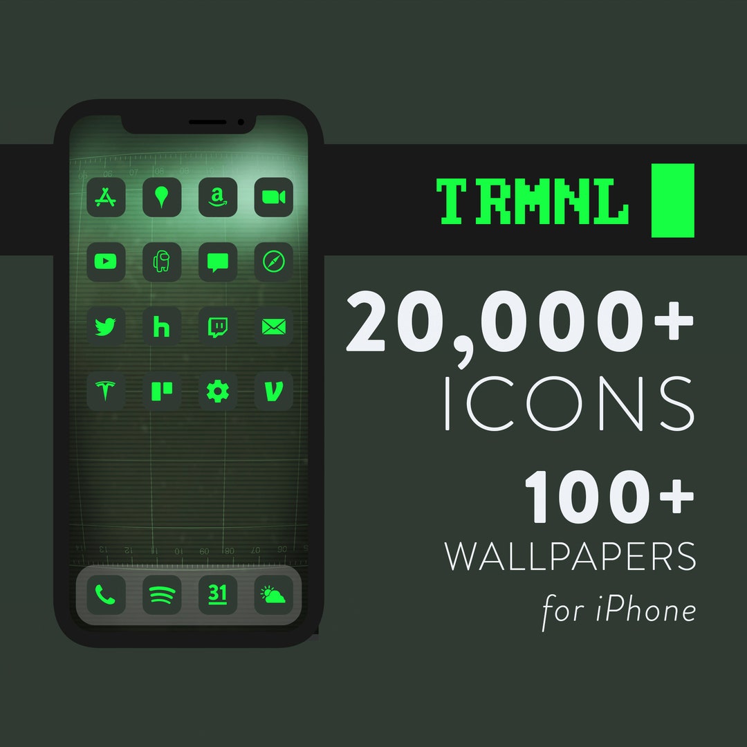 Terminal - Ios Icons for iPhone & iPad - Etsy