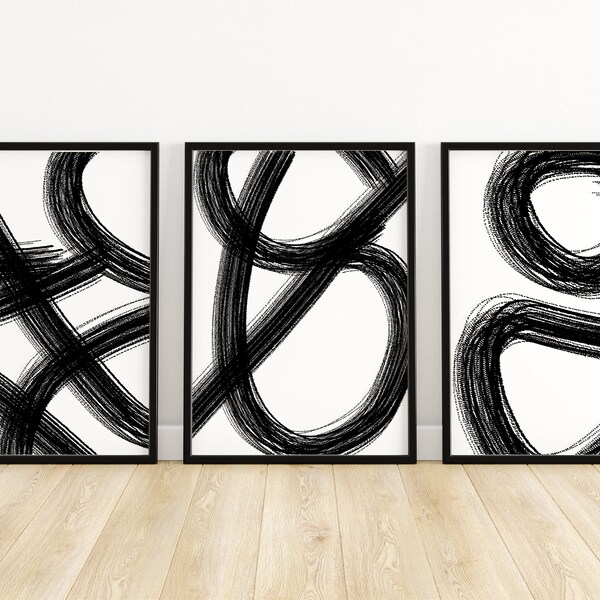 Monochrome Wall Art - Etsy UK