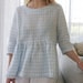Women's Linen Blouse Sewing Pattern | Linen Tunic Top | Easy Beginner ...