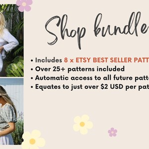 Whole Shop Bundle 25 Sewing Patterns Bulk Pdf Sewing Patterns Beginner ...