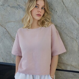 Women's Linen Blouse Sewing Pattern | Linen Tunic Top | Easy Beginner ...