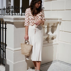 Drawstring Ruched Top Sewing Pattern PDF Women's Blouse - Etsy