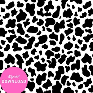 Cow Print- Digital Download SVG. PNG. - Etsy