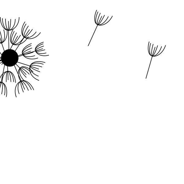 Dandelion Wish Svg - Etsy