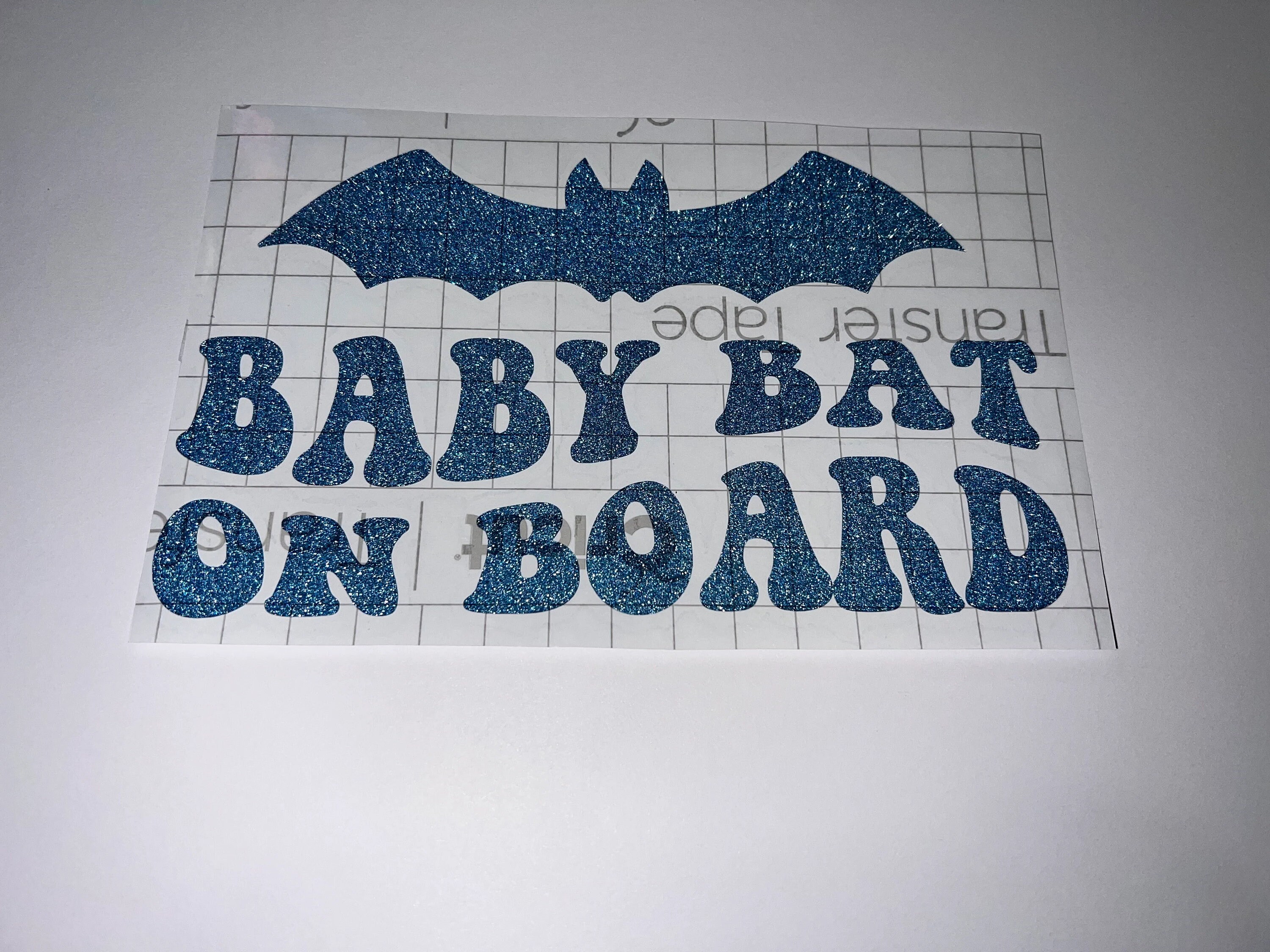 Baby Bat on Board Car Vinyl Decal - Etsy