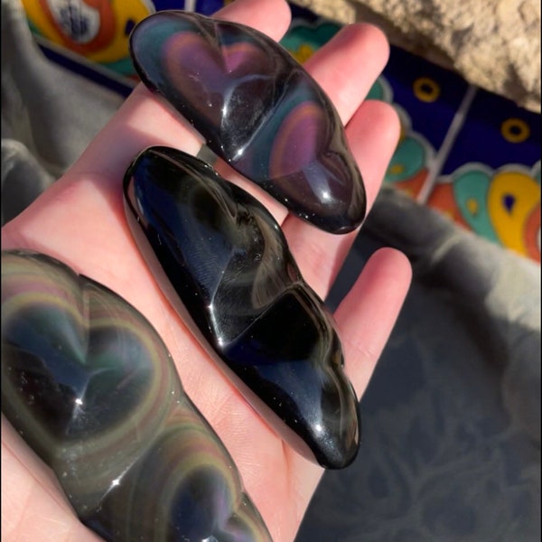 Rainbow Obsidian - Etsy
